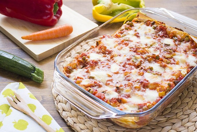 Lasagne con ragù di verdure - Ricetta Fatto in casa da Benedetta