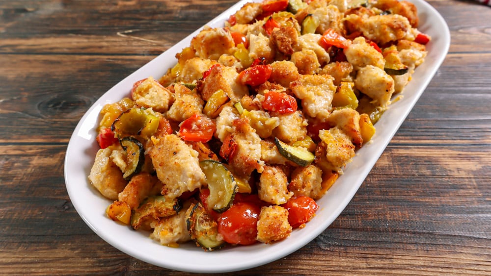 Bocconcini di pollo con verdure - Ricetta Fatto in casa da Benedetta