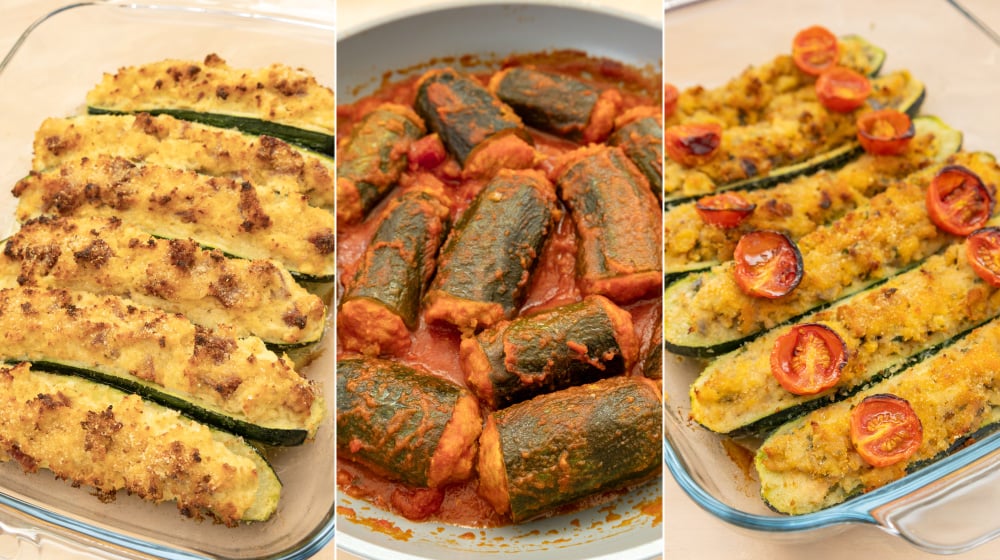3 idee facili di zucchine ripiene - Ricetta Fatto in casa da Benedetta