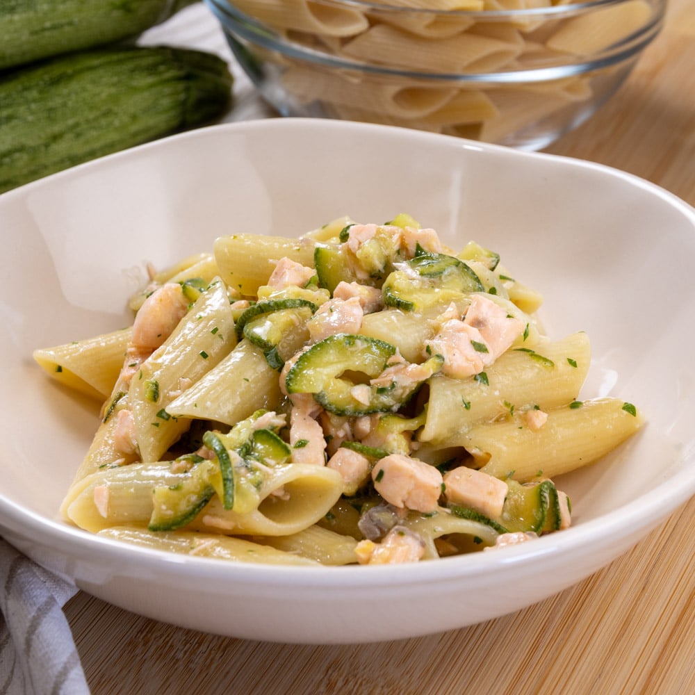 Pasta salmone e zucchine - Ricetta Fatto in casa da Benedetta