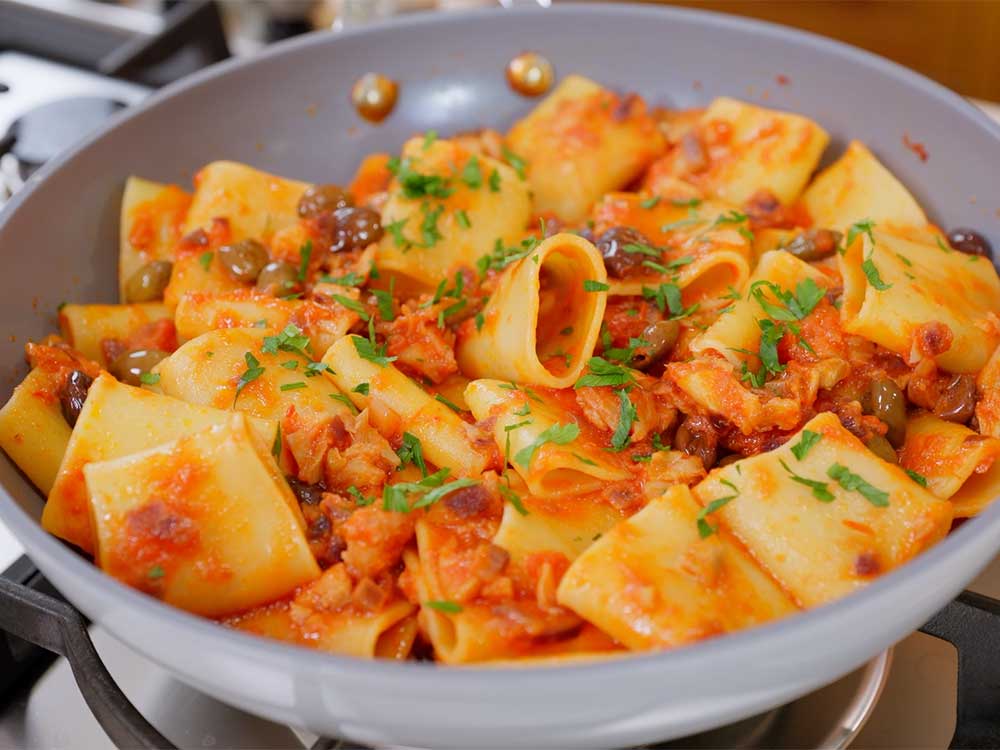 Pasta con baccalà - Ricetta Fatto in casa da Benedetta