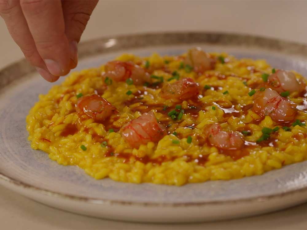 Risotto con gamberi e zafferano - Ricetta Fatto in casa da Benedetta