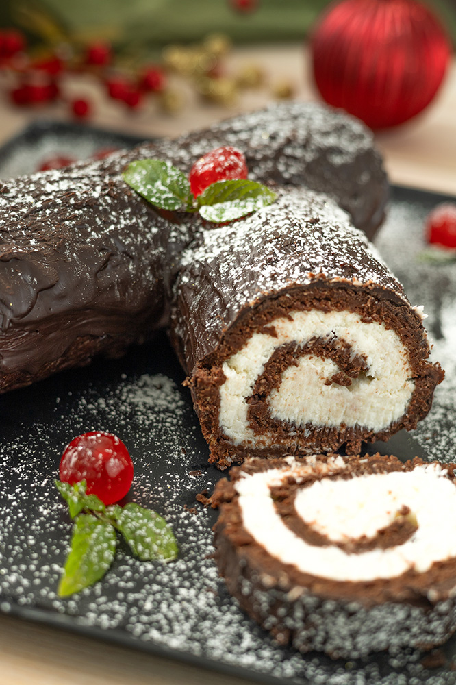 Tronchetto di Natale senza cottura - Ricetta Fatto in casa da Benedetta