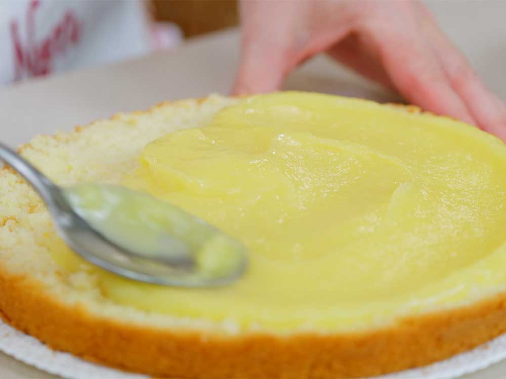 Torta con crema all'arancia senza uova - Ricetta Fatto in casa da Benedetta