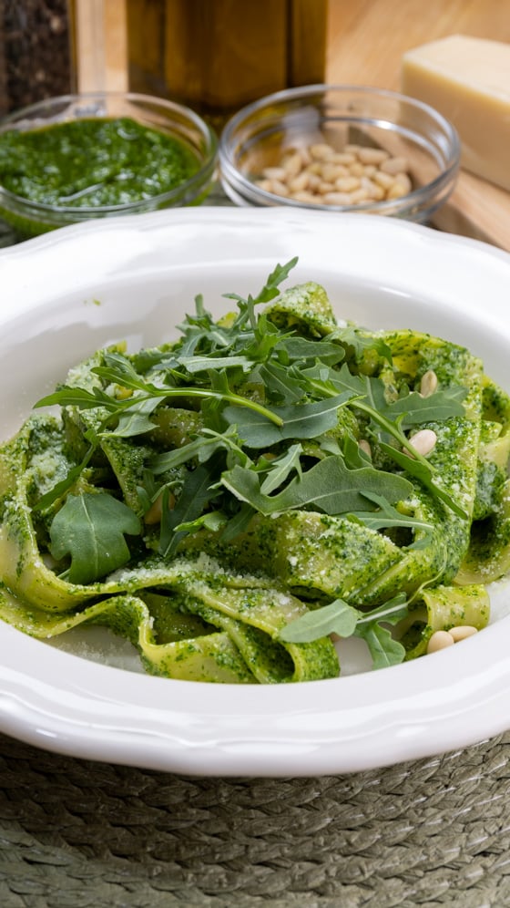 Pasta con la rucola - Ricetta Fatto in casa da Benedetta