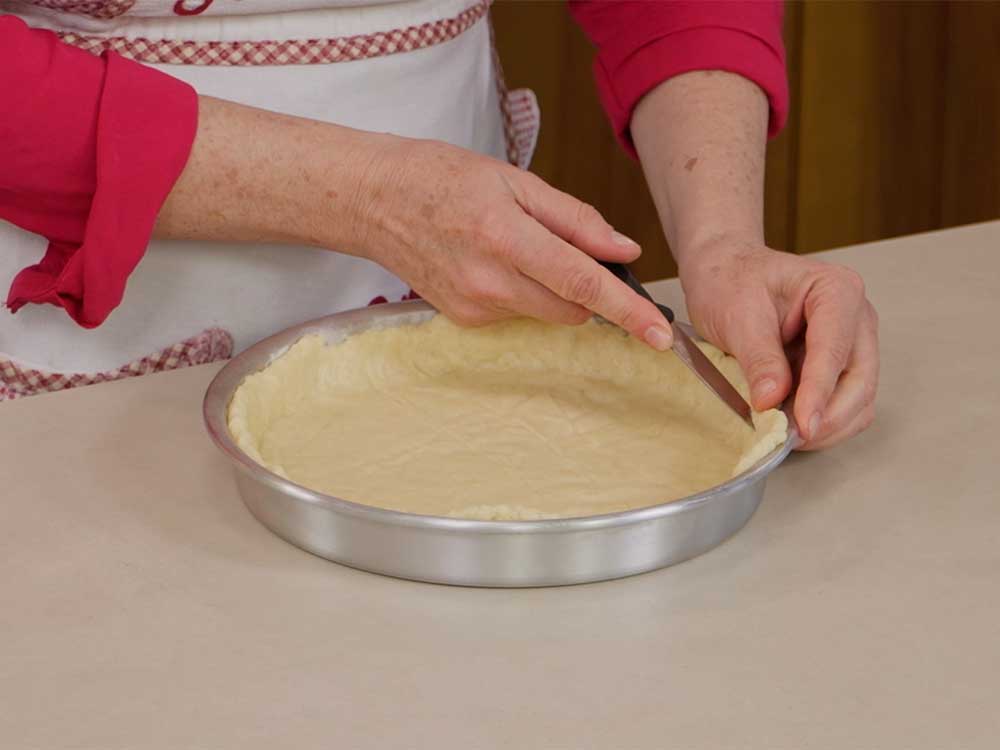 Crostata salata con pomodorini e cubetti di cotto - Ricetta Fatto in ...