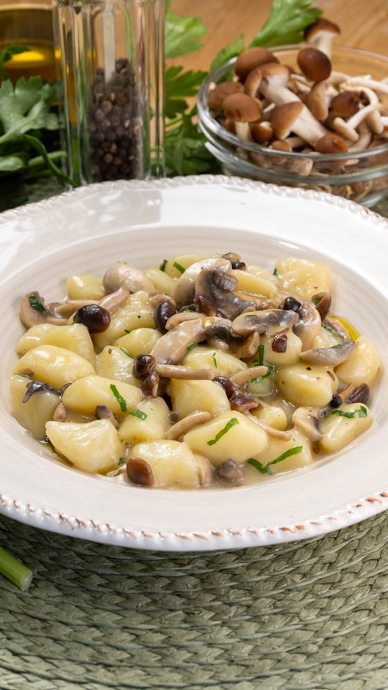 Gnocchi ai funghi - Ricetta Fatto in casa da Benedetta