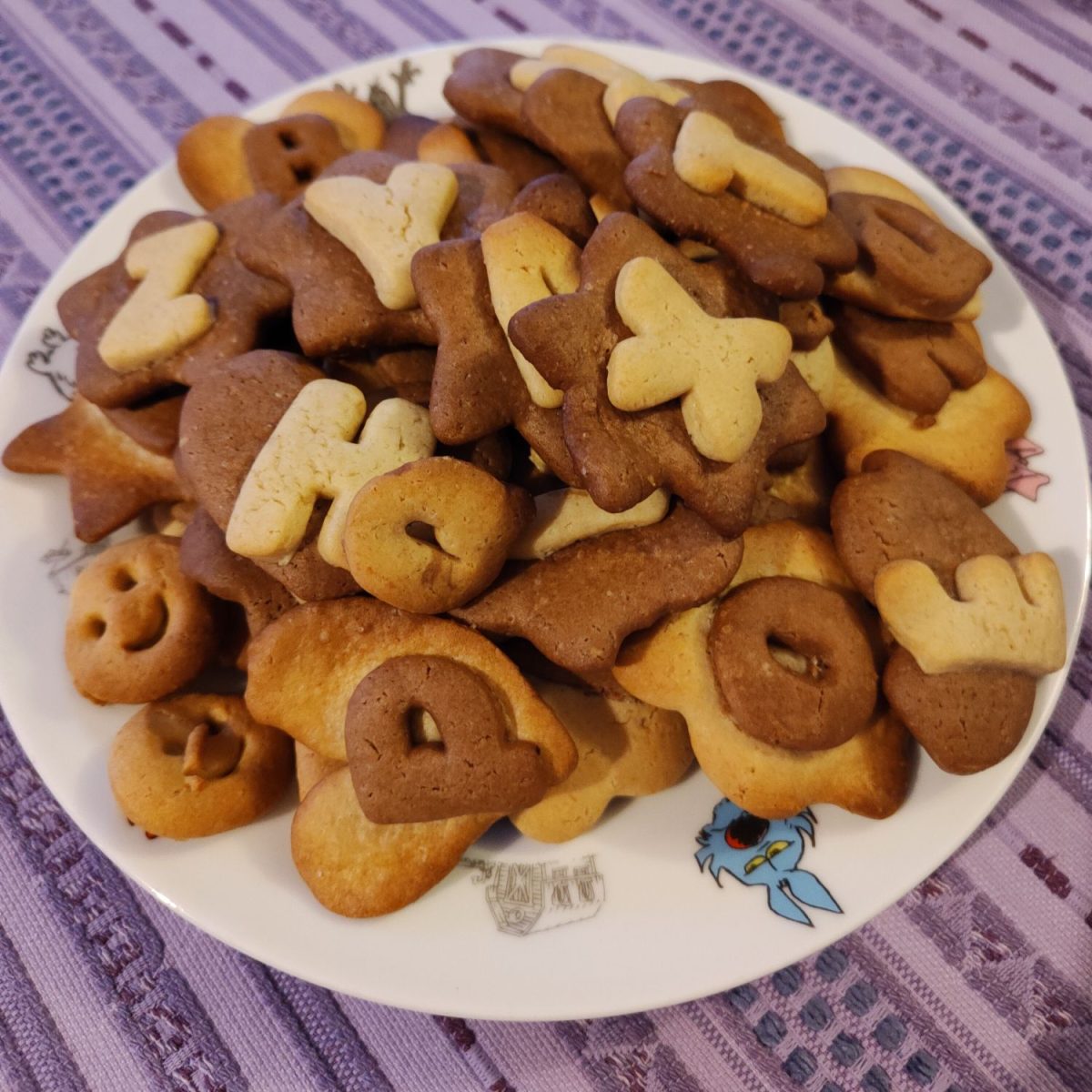 Biscotti fiori bicolore - Ricetta Fatto in casa da Benedetta