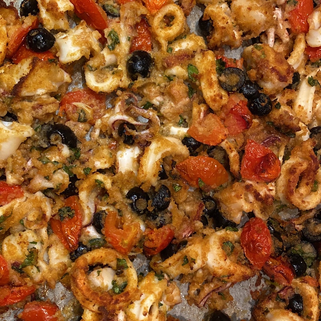 Calamari gratinati al forno - Ricetta Fatto in casa da Benedetta